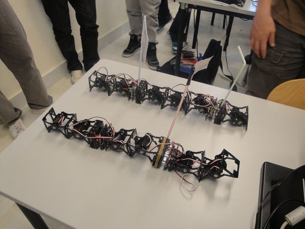 Curso 2010. Asignatura de Robótica. UC3M. Robots modulares - WikiRobotics