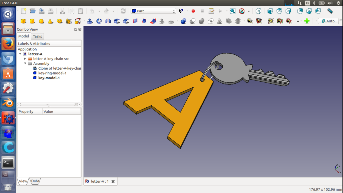 Archivo:Github-freecad-T2-ej1-1.png - WikiRobotics