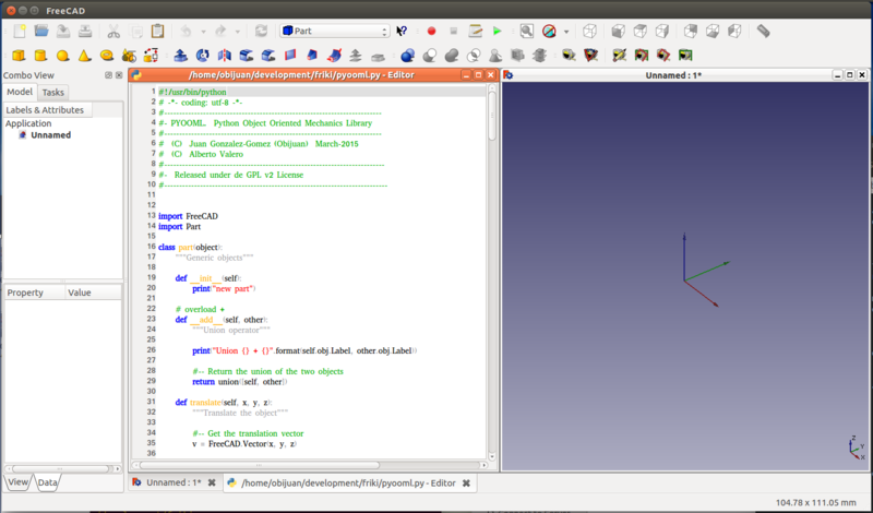 Archivo2015 03 21 Python Freecad 13png Wikirobotics